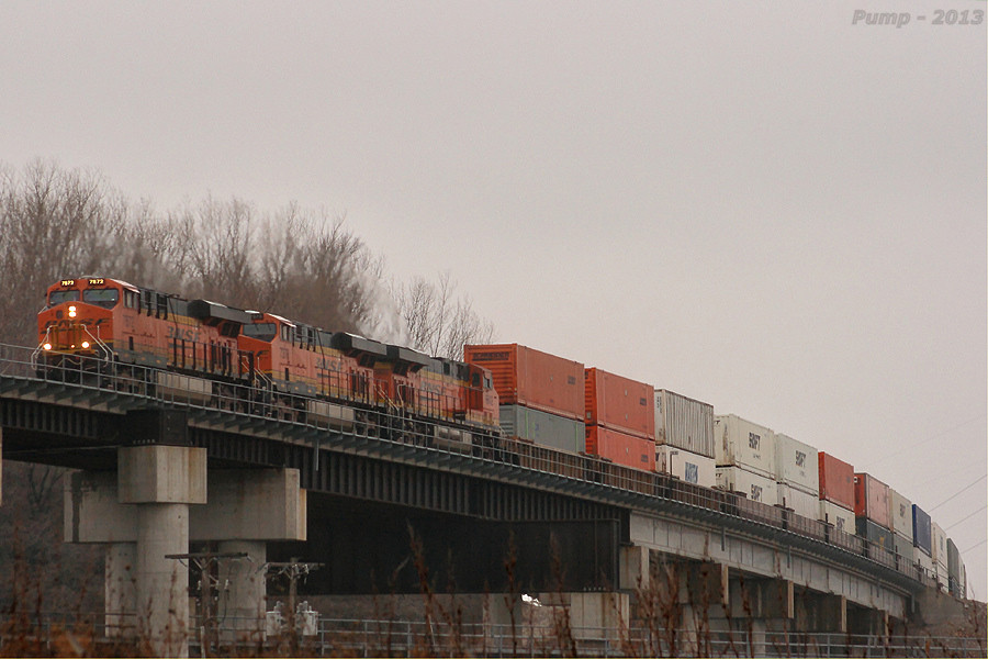 Eastbound BNSF Intermodal Train